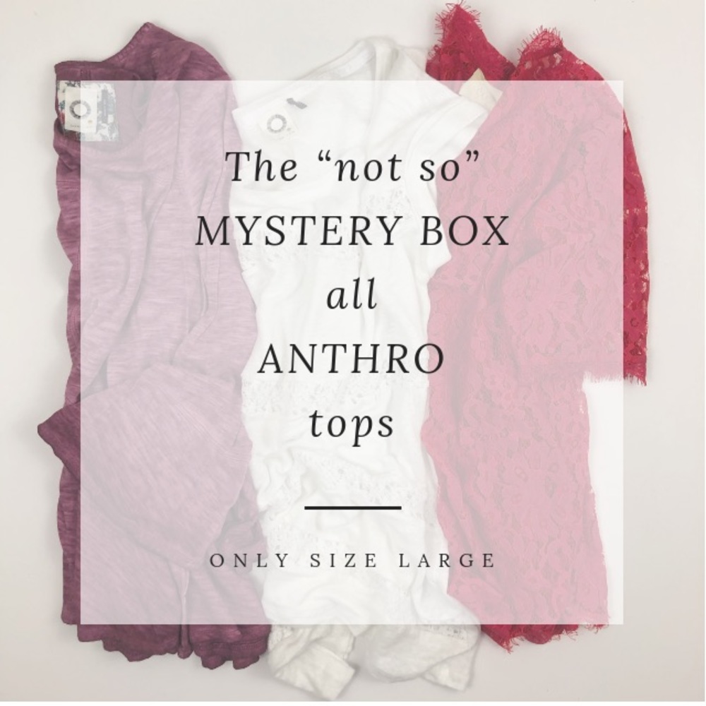 Anthropologie Not So Mystery Box Size Large Only Gem
